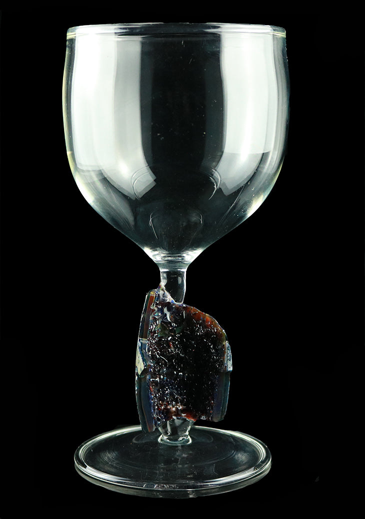 Geo Stem Goblet – Prism Glassworks